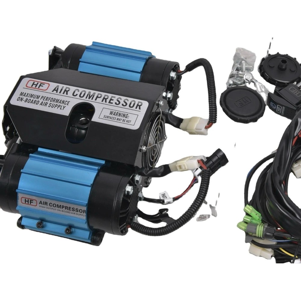 Compresor HF cu doua motoare 12V pentru diferentiali blocabili ...